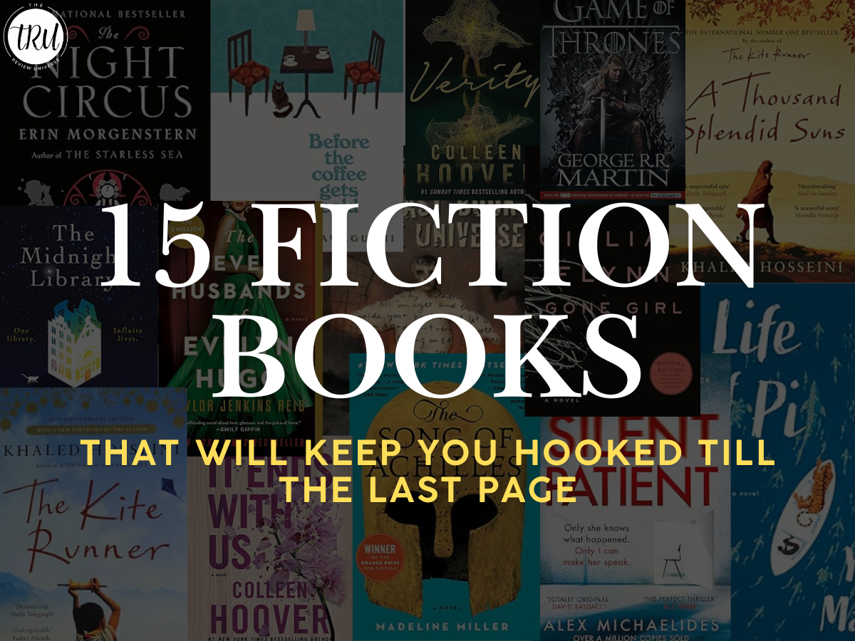 15 FICTION BOOKS that will keep you hooked till the last page - The ...